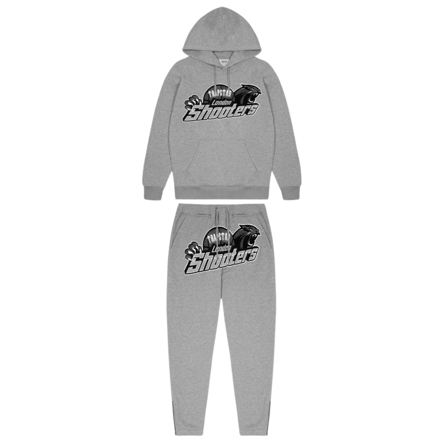 Trapstar Shooters Hooded Tracksuit - Grey Monochrome Edition – Hype ...