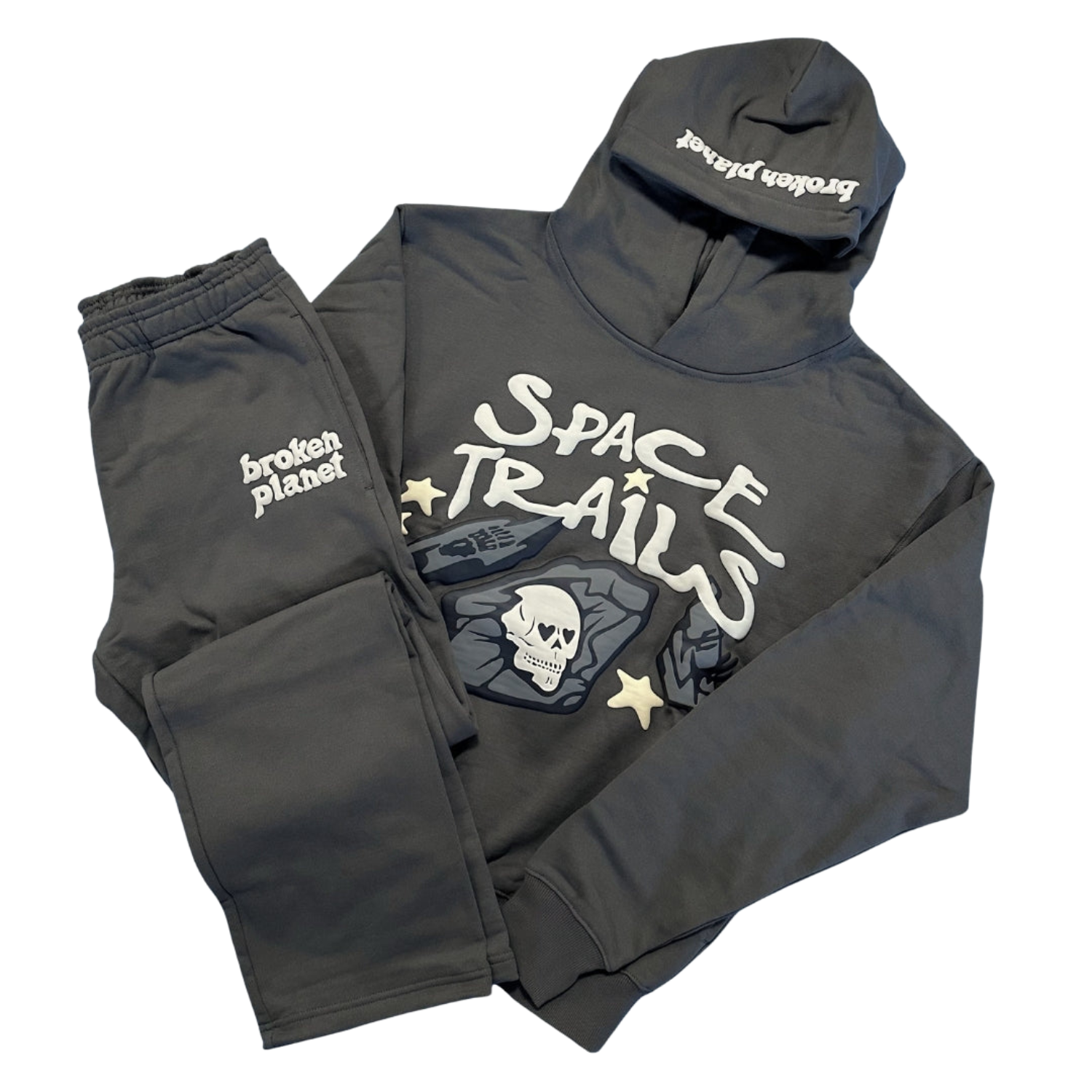 Broken Planet 'Space Trails' Beluga Gray Tracksuit | Hype Locker UK
