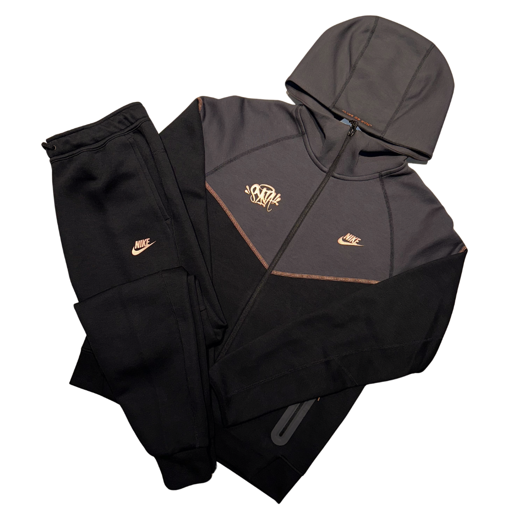 Nike x Syna World Central Cee Tech Fleece Tracksuit - Black | Hype ...