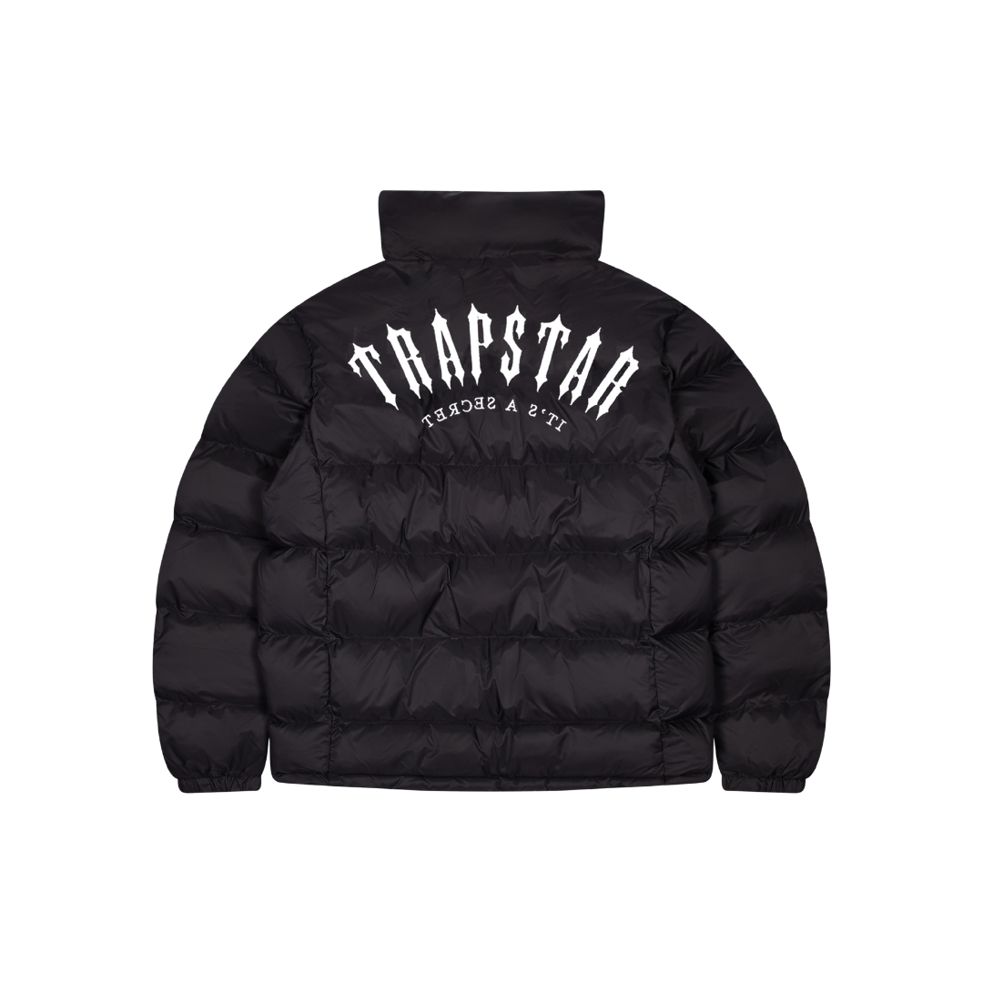 Trapstar Irongate Arch Puffer Jacket - Black | Hype Locker UK