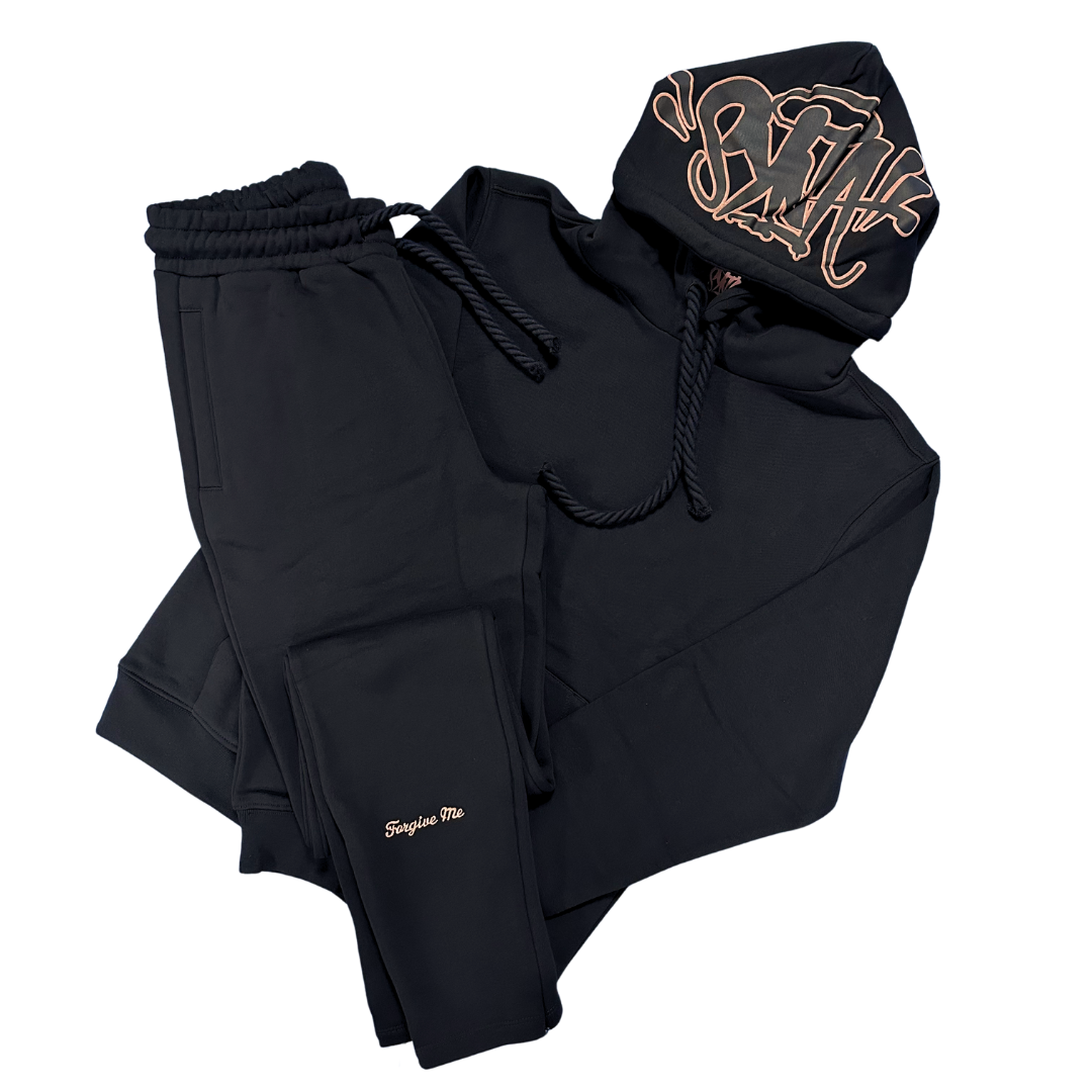 Syna World OG Tracksuit - Black / Rose Gold | Hype Locker UK