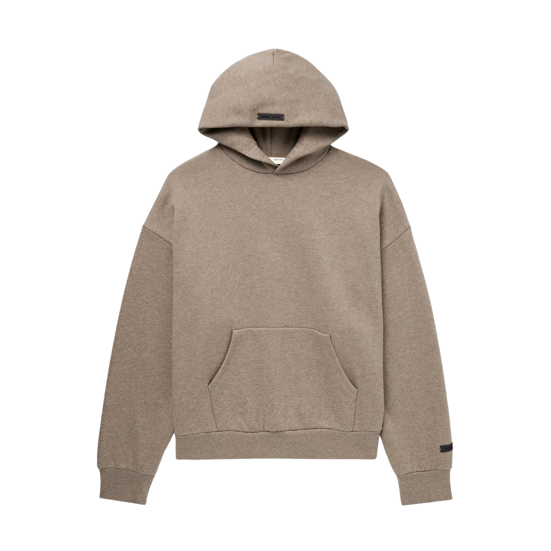 Fear of God ESSENTIALS - Homestead Heather Back Logo Hoodie (SS25) | Hype Locker UK