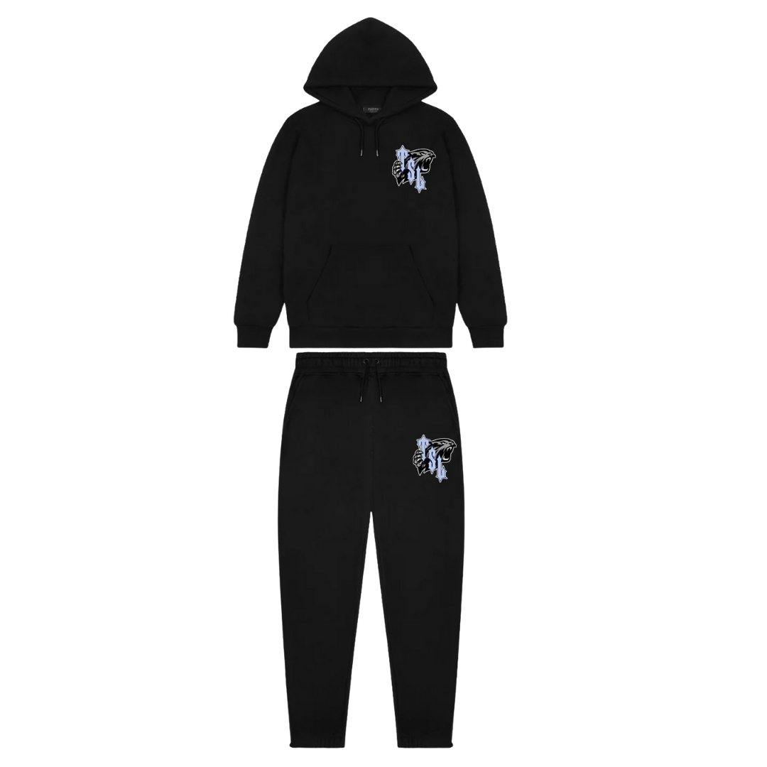 Trapstar TSL Shooters Tracksuit - Black / Ice Edition | Hype Locker UK