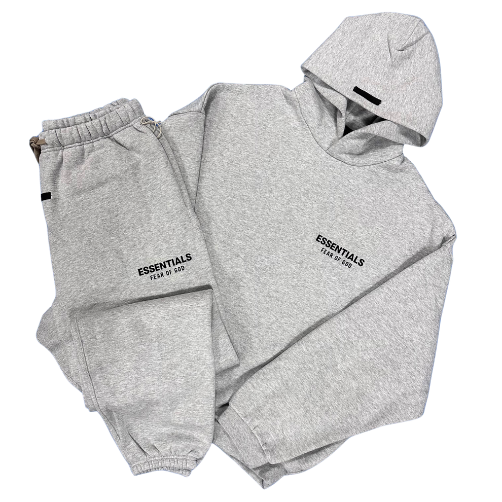 Fear of God ESSENTIALS - Light Heather Grey Tracksuit (FW24) | Hype ...