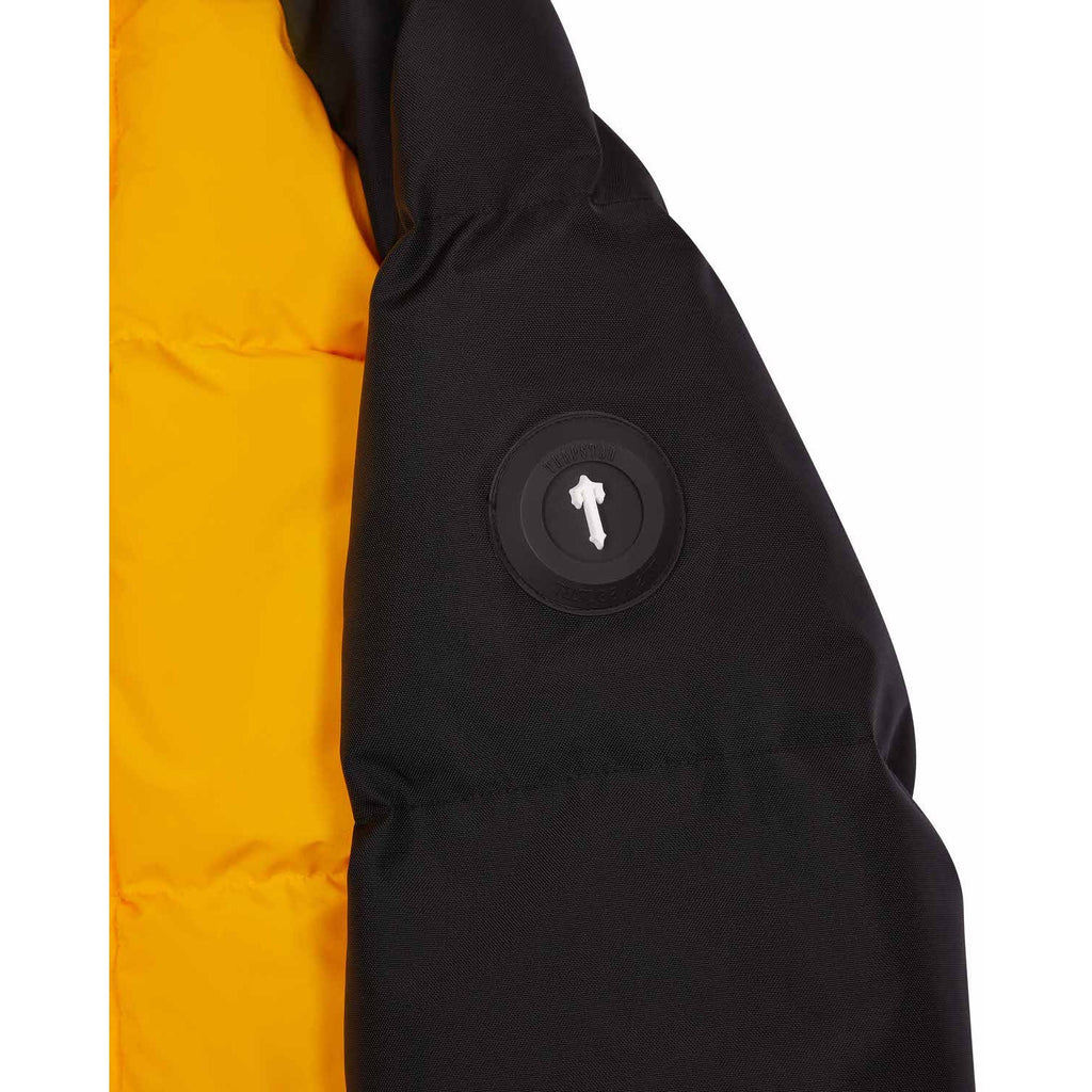 Trapstar Irongate Arch Puffer Jacket AW23 - Yellow / Black | Hype Locker UK