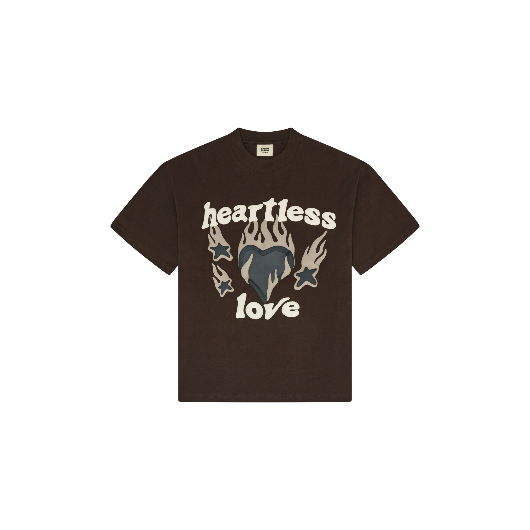 Broken Planet 'Heartless Love' Mocha Brown T-Shirt | Hype Locker UK