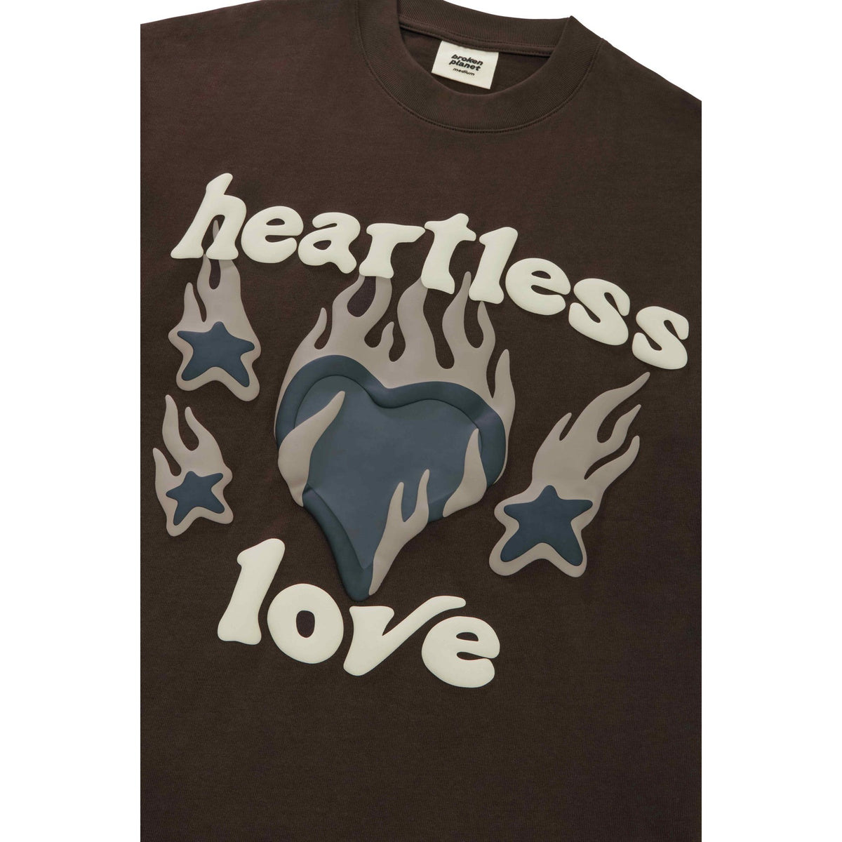 Broken Planet 'Heartless Love' Mocha Brown T-Shirt | Hype Locker UK
