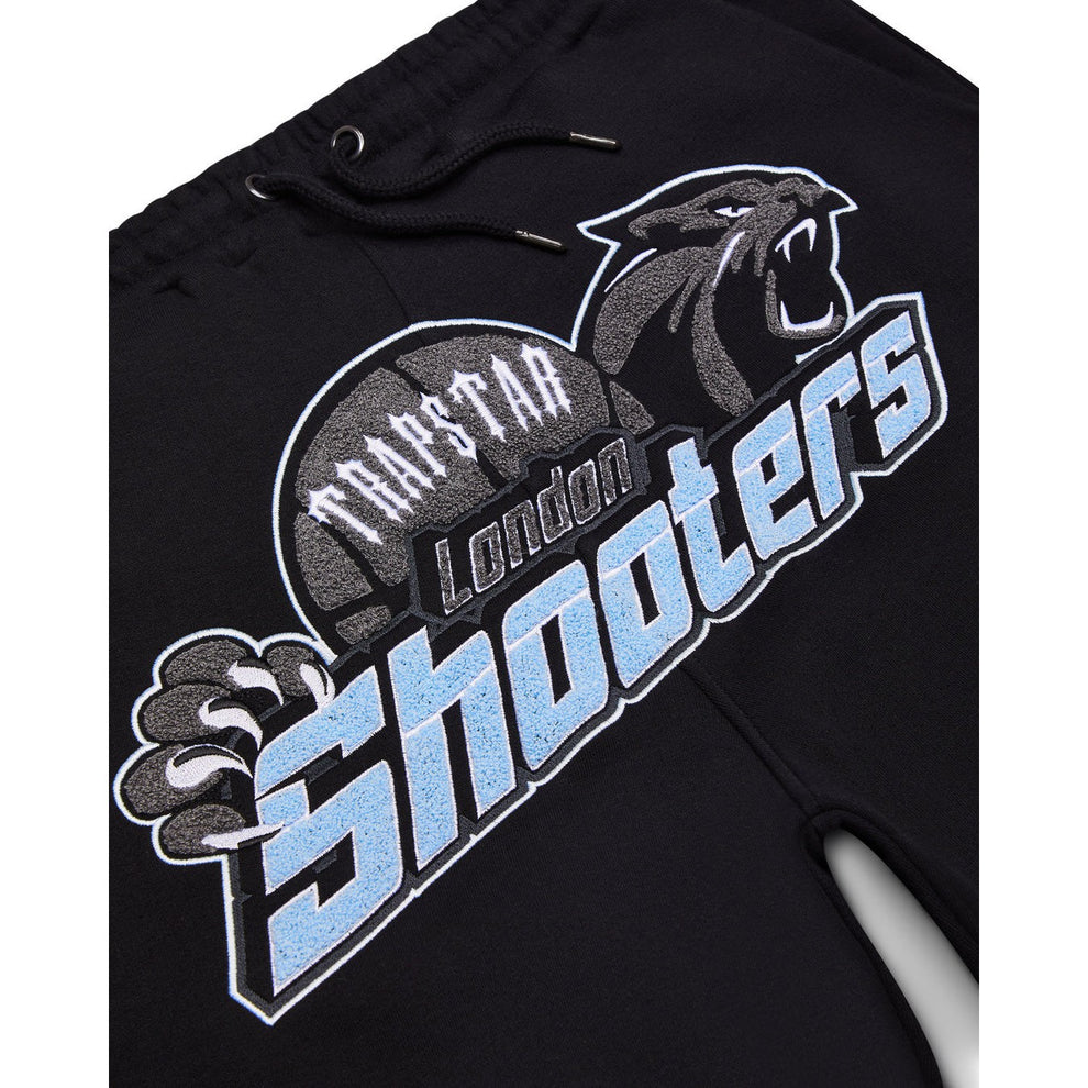 Trapstar Shooters Short Set - Black / Blue | Hype Locker UK
