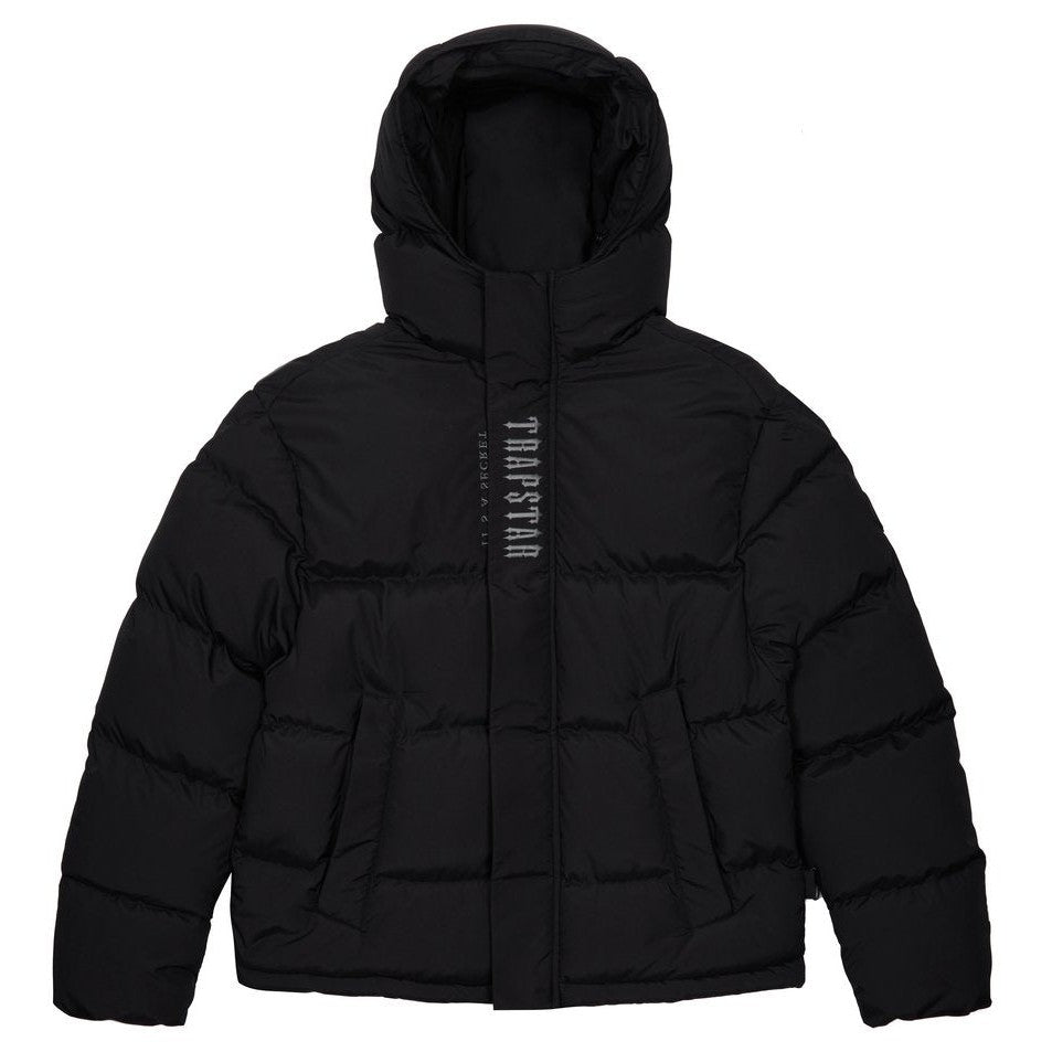 Trapstar Decoded Hooded Puffer Jacket 2.0 - Black – Hype Locker UK