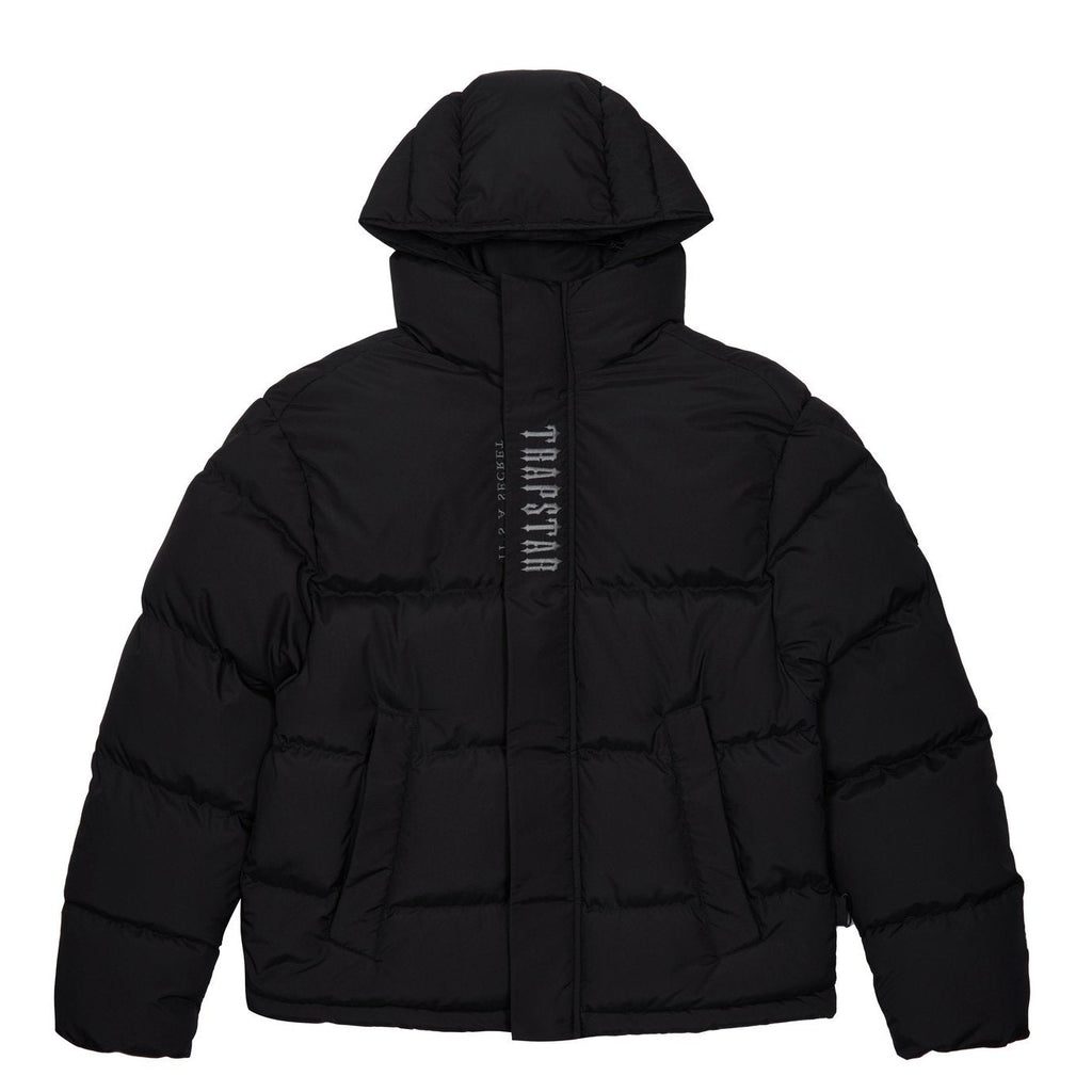 Trapstar Decoded Hooded Puffer Jacket 2.0 - Black – Hype Locker UK