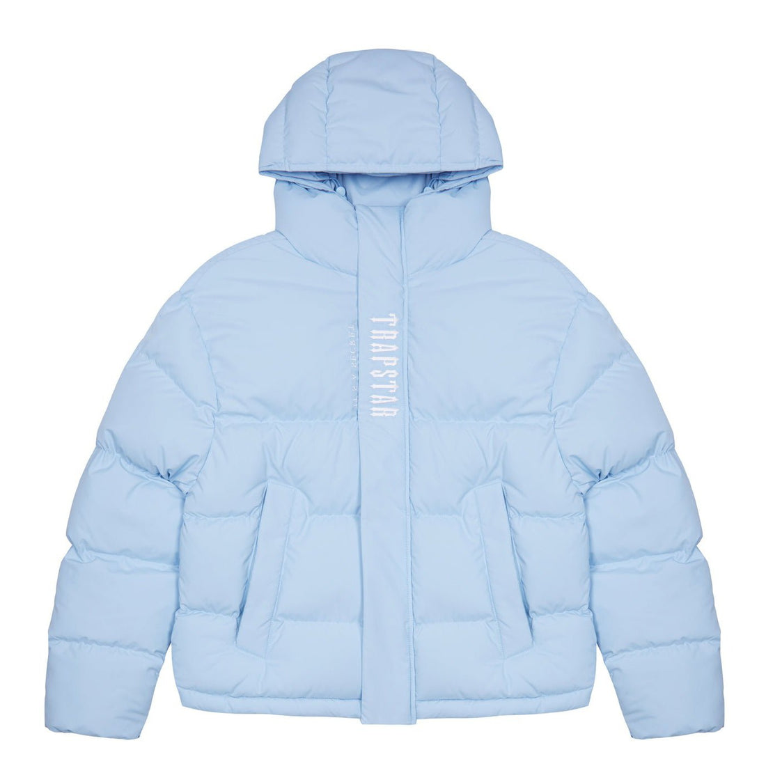 Trapstar Decoded Hooded Puffer Jacket 2.0 - Ice Blue – Hype Locker UK